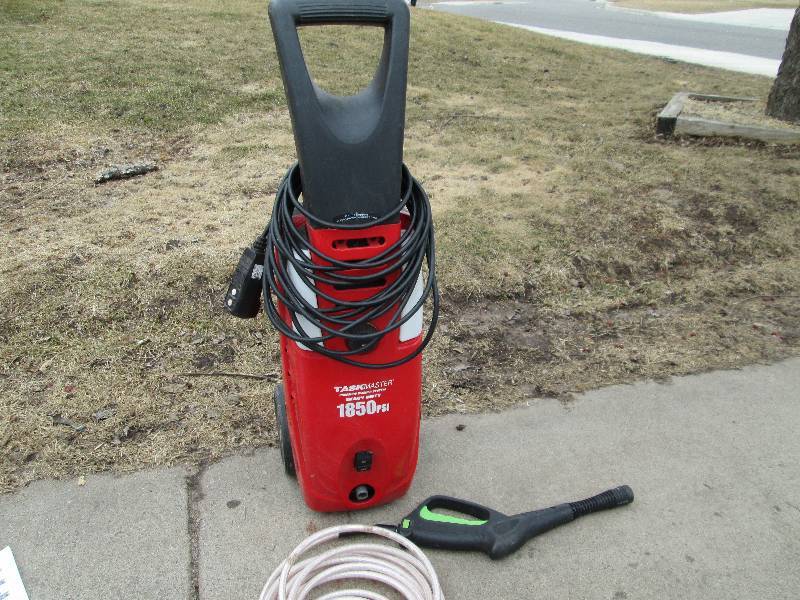 Task Master 1850 Pressure Washer | Foley Tool & Sporting Goods Auction ...
