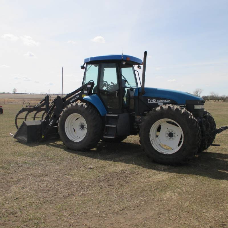 New Holland TV140 Bi-Directional Tractor w/7614 Loader | Spring Ag ...