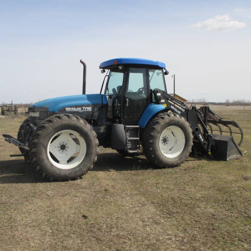 New Holland TV140 Bi-Directional Tractor w/7614 Loader | Spring Ag ...