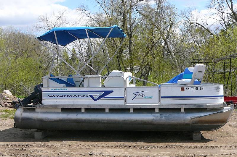 1993 Grumman Pontoon | Vehicles & Marine Auction # 478 | K-BID