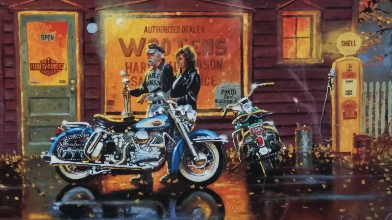 David Barnhouse Signed / Numbered Harley-Davidson Framed Print | Art ...