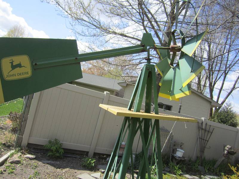 John Deere windmill... | Antiques, Garden & Patio Decor, Collector, Household, More! | K-BID