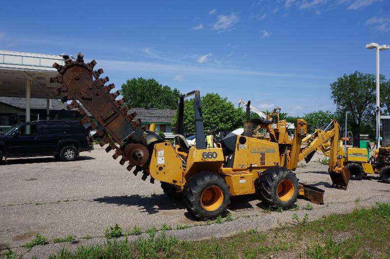 Case 660 Chain Trencher With D125 Back Hoe Attachment | West Metro ...