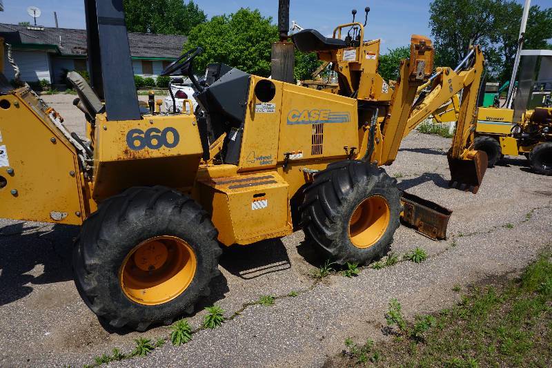 Case 660 Chain Trencher With D125 Back Hoe Attachment | West Metro ...
