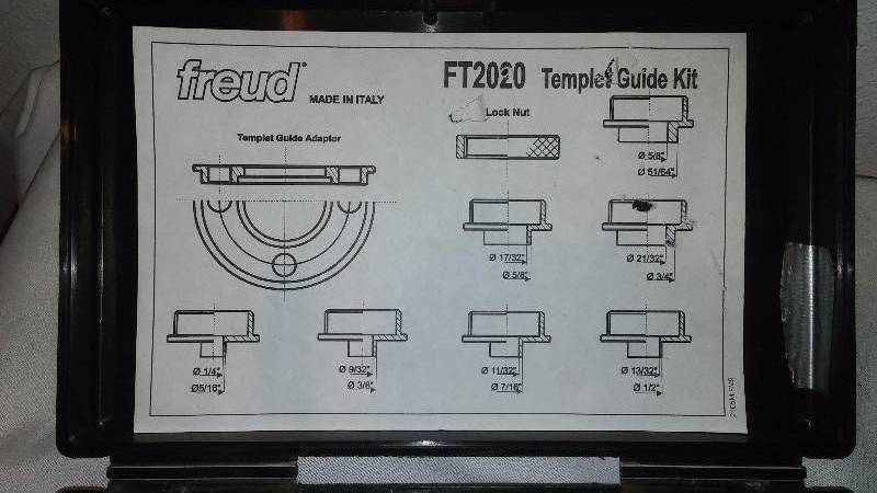 Freud Template Guide Kit and router bit | Antiques, Vintage ...