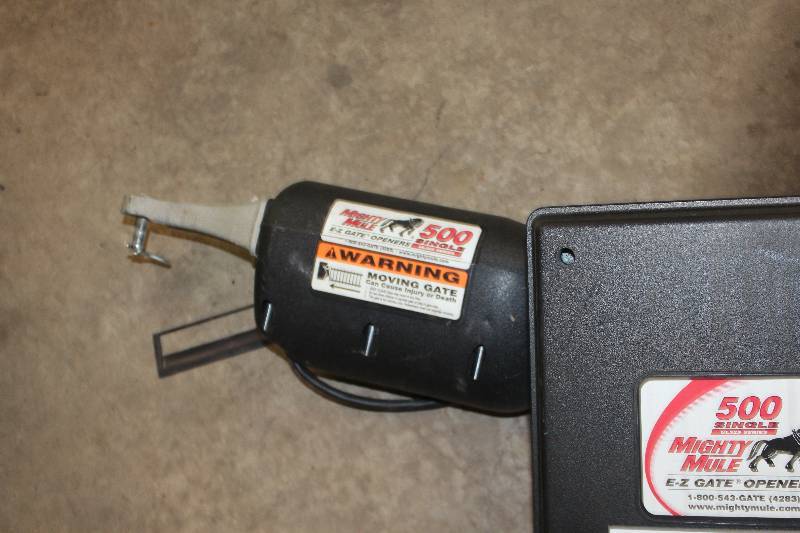 Mighty Mule 500 Single E-Z Gate Opener | Sandstone Lake Home Moving ...