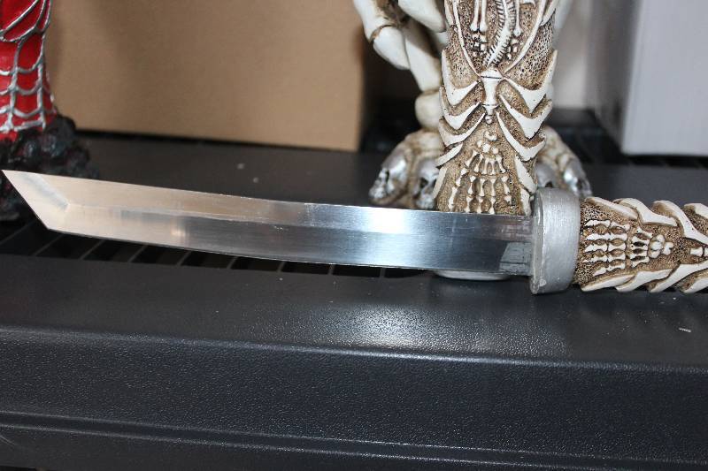 12” Fantasy Skull Skeleton Hand Dagger Grip Of Death Dagger Knife ...