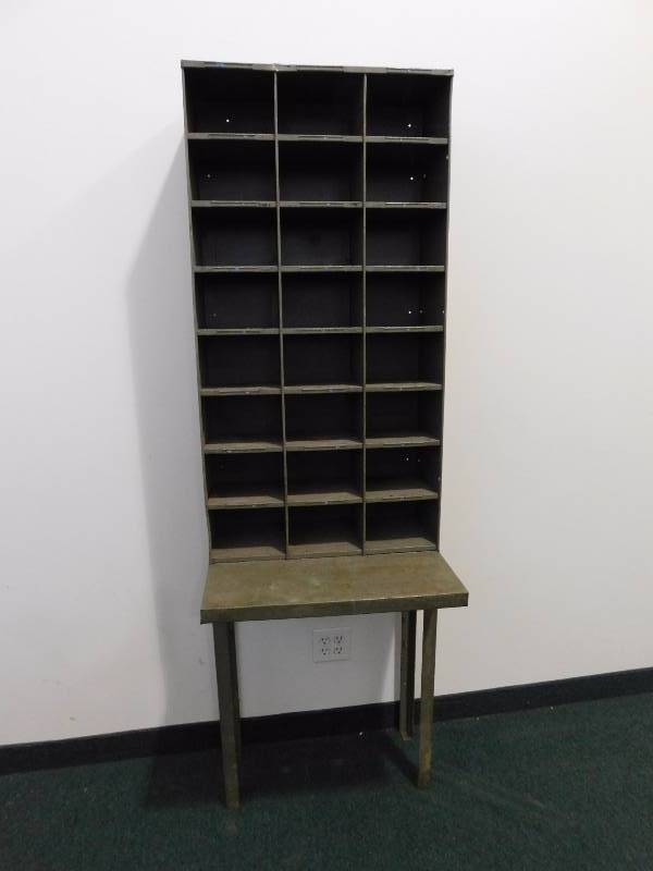 Vintage Mail Sorter (approx. 23.5" x 74.5" x 18.25") 24 Bins | AEI ...