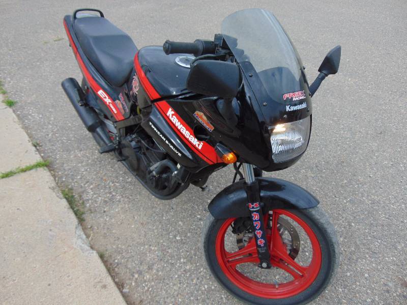 1989 Kawasaki EX 500 | GRC 66' Impala, Honda VTX 1300 And Kawasaki 500 ...