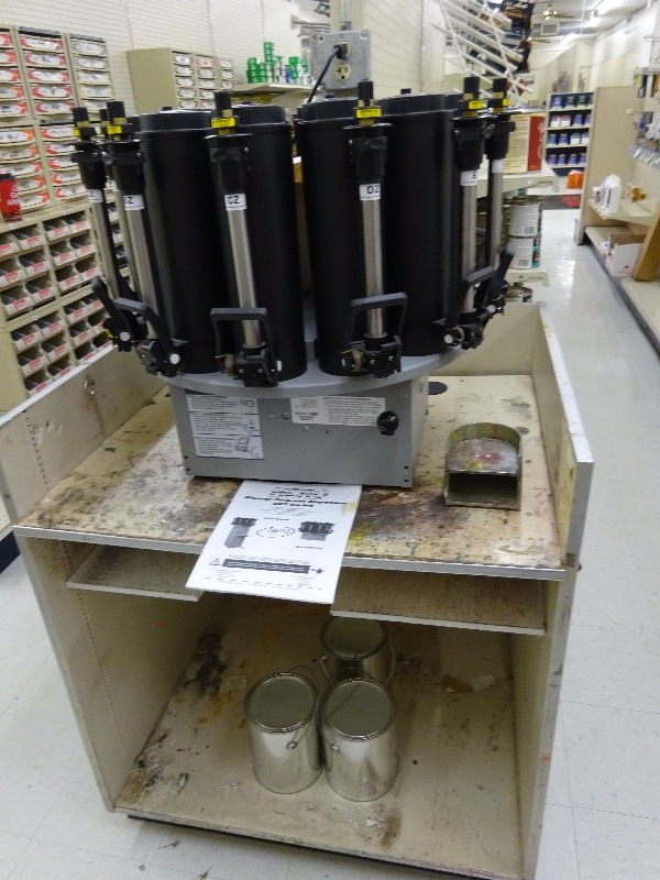 Hero innovative color paint dispenser | Hardware Store Closeout | K-BID