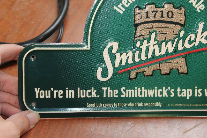 Smithwick's Beer Metal Sign | HUGE Vintage Advertising Sign Collection ...
