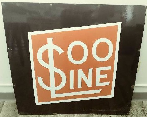 Estate Auction #2 - Vintage Soo Line Sign | K-BID
