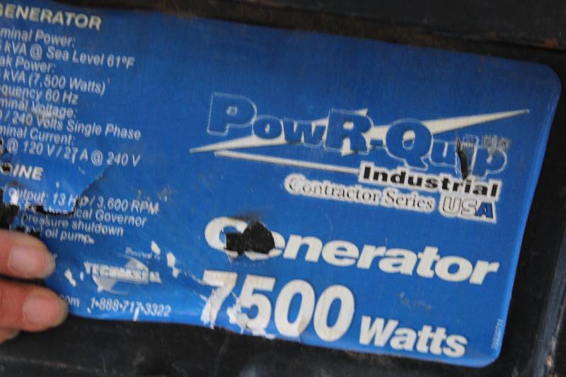 Enduro XL/C 7500W Generator w/ Tecumseh 357cc OHV Motor | Jordan ...