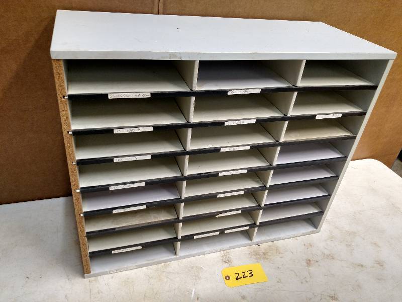 24 Hole Sorting Shelf... | Mike's Machinery Moving Auction | K-BID