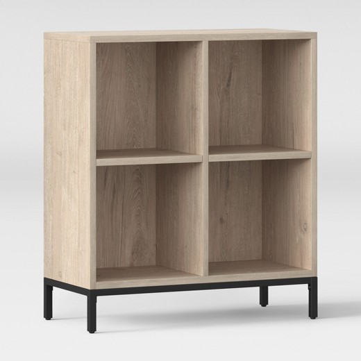New 34 Loring 4 Cube Bookcase Vintage Oak Project 62 FURNITURE AUCTION CHAIRS TABLES STOOLS BOOK SHELF S DESKS AND MORE K BID