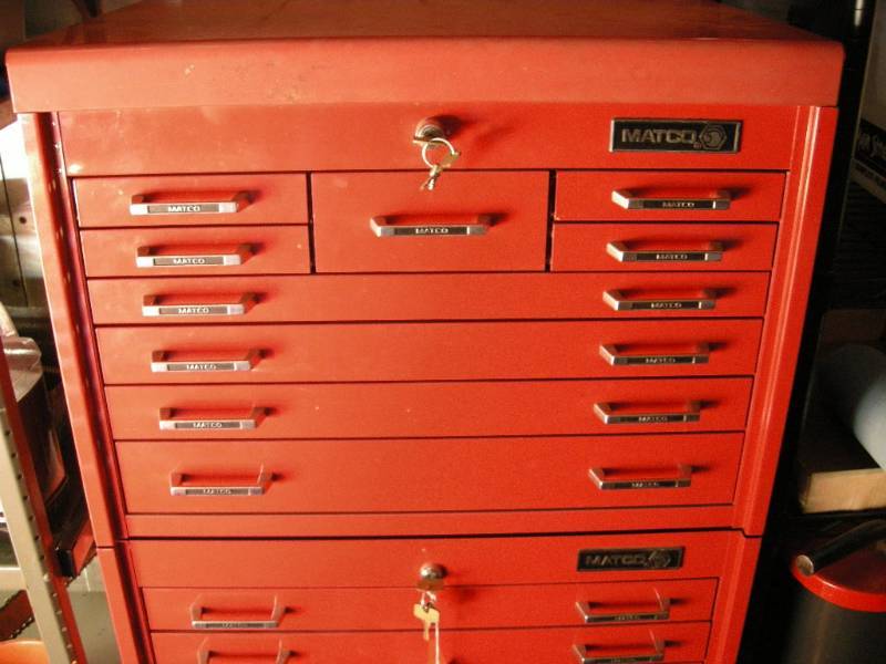 Matco Rolling Tool Cabinet | Wood Shop-Machinist-Automotive-Contractor ...