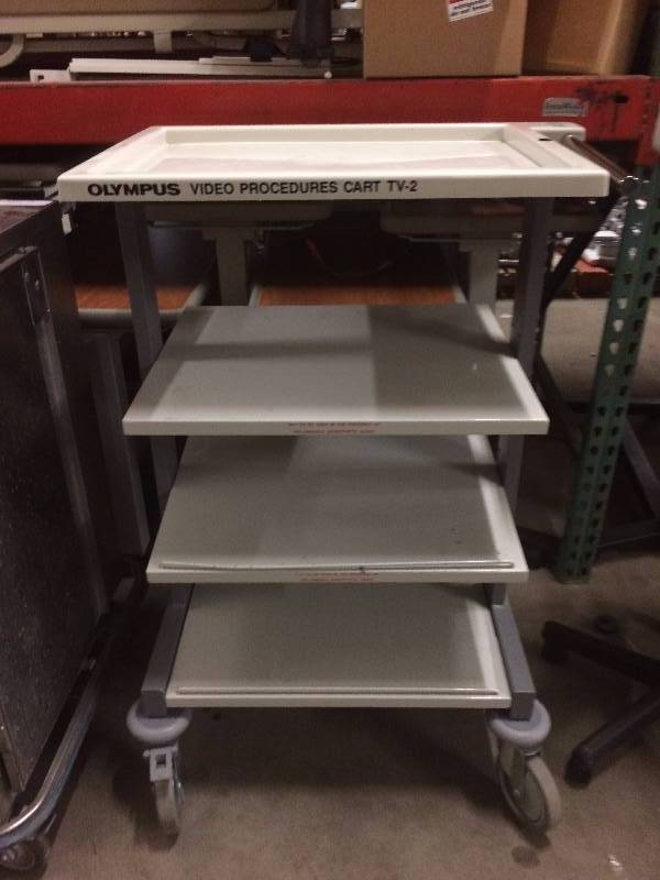 Olympus Keymed TV-2 Endoscopy Cart Mobile Medical Equipment Stand Tower ...