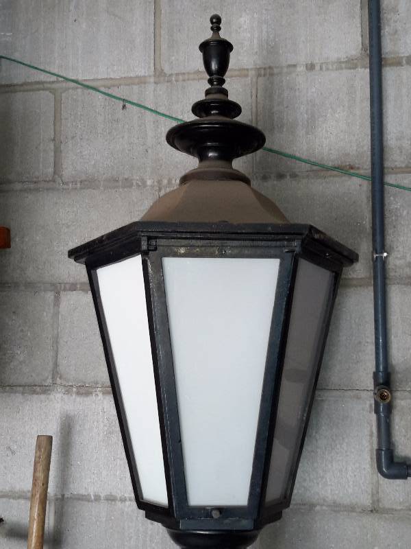 Vintage Heavy Steel Street Light Has some significant St Paul history ...