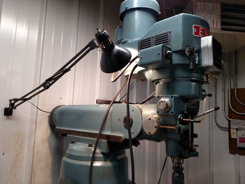 Enco Vertical Knee Mill, Model 100-... | Machine Shop Estate | K-BID