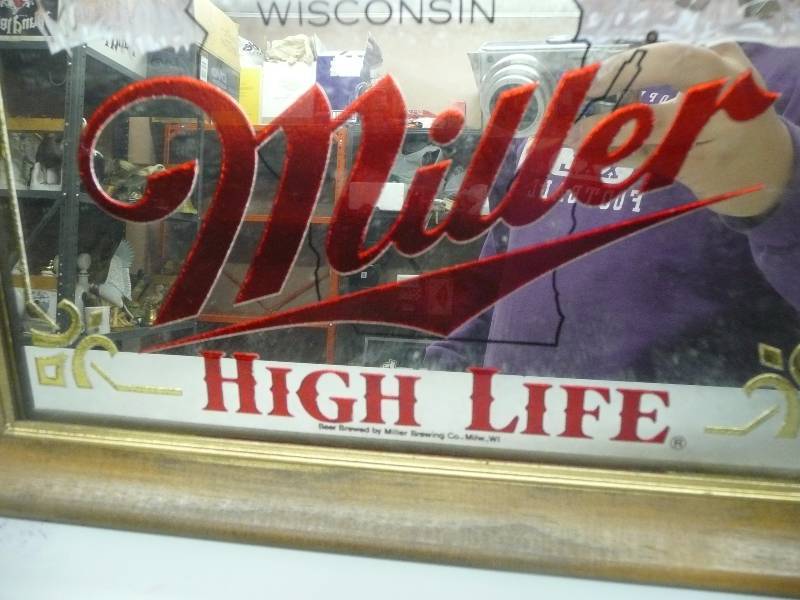 MILLER HIGH LIFE FIRST EDITION WISCONSIN SPORTSMAN SERIES MIRROR (GOES ...