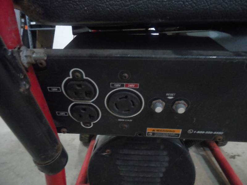 PORTER CABLE 5250 WATT GENERATOR WITH BRIGGS 10 HP MOTOR | Nothing But ...