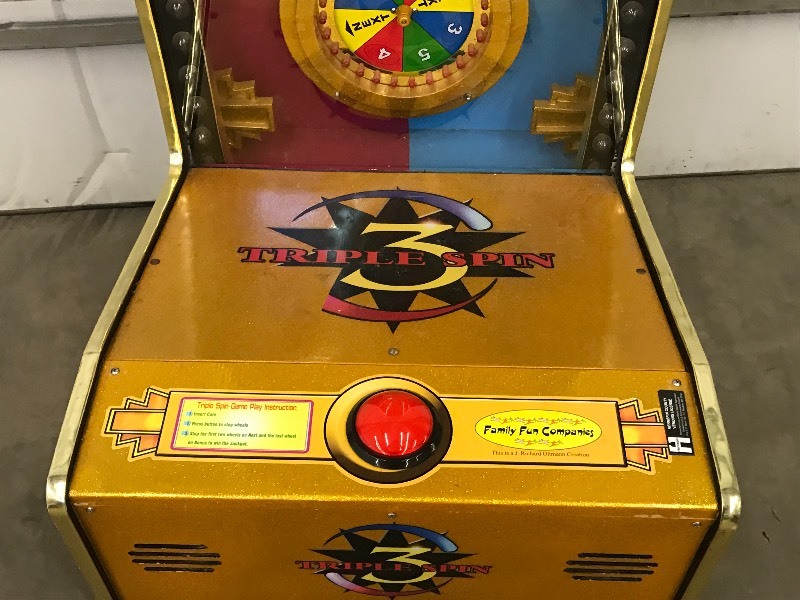Triple Spin Redemption Arcade Game | LE Arcade Games & Vending Machines ...