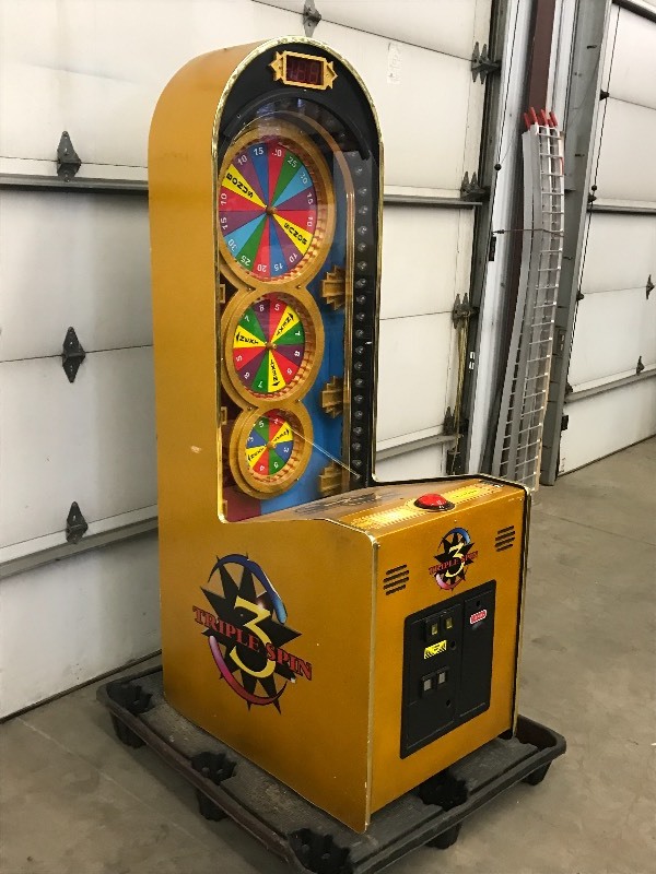 Triple Spin Redemption Arcade Game | LE Arcade Games & Vending Machines ...