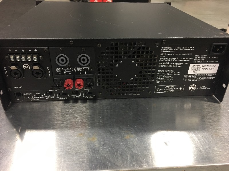 CROWN CE4000 POWER AMP | Nov 101: Portable Air Conditioner/ Sound ...