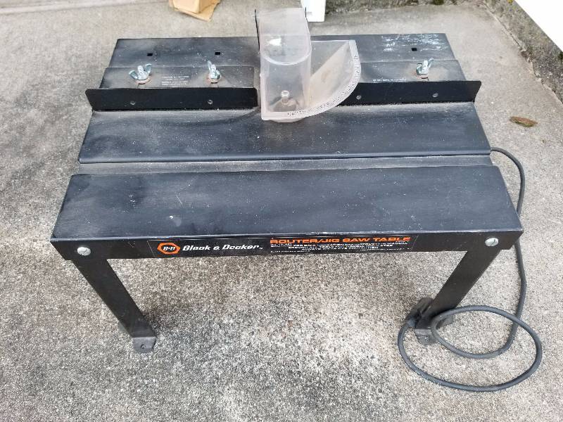 Black & Decker Router and Table | Multiple Consignment November ...