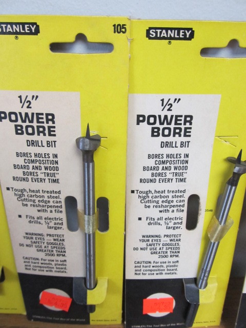 BRAND NEW Stanley Power-Bore Drill Bits | LARGE Little Canada Auction ...