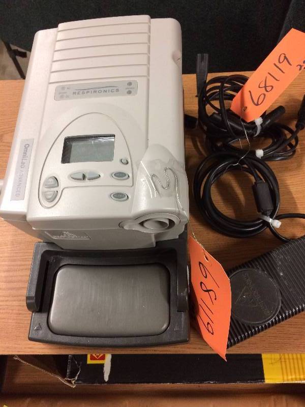 #1087 Medical Equipment Auction With SeQual Eclipse 5 AutoSat Portable ...