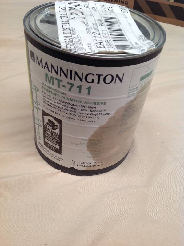 1 bucket of Mannington MT-711 adhesive New | December Man Cave & Bar ...
