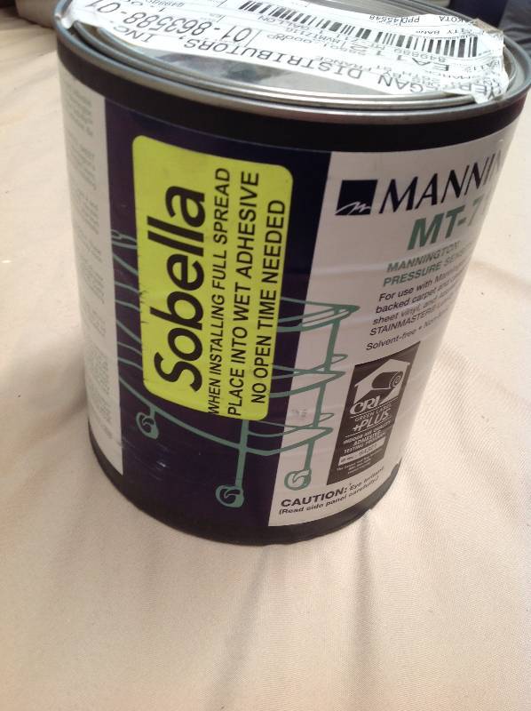 1 bucket of Mannington MT-711 adhesive New | December Man Cave & Bar ...