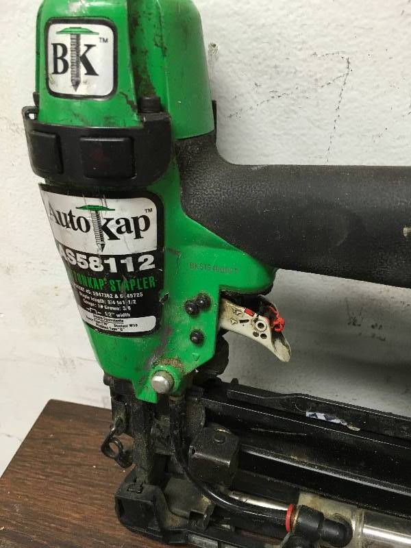 AutoKap Button Kap Stapler Plastic Cap Staple Gun AS58112 | KX REAL ...