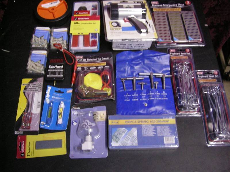 Trade Show Tools, Compressors, Winches, Stack-On Safes | K-BID