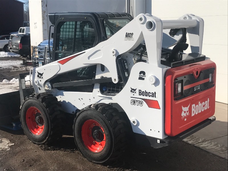 2017 Bobcat S770 Skid Loader | Bobcat S770 & Kubota RTV-1100 | K-BID
