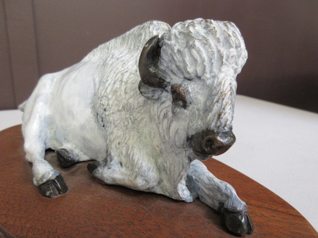 LAYING DOWN BUFFALO SCULPTURE BY BRUCE CONTWAY | LIFETIME COLLECTION OF ...