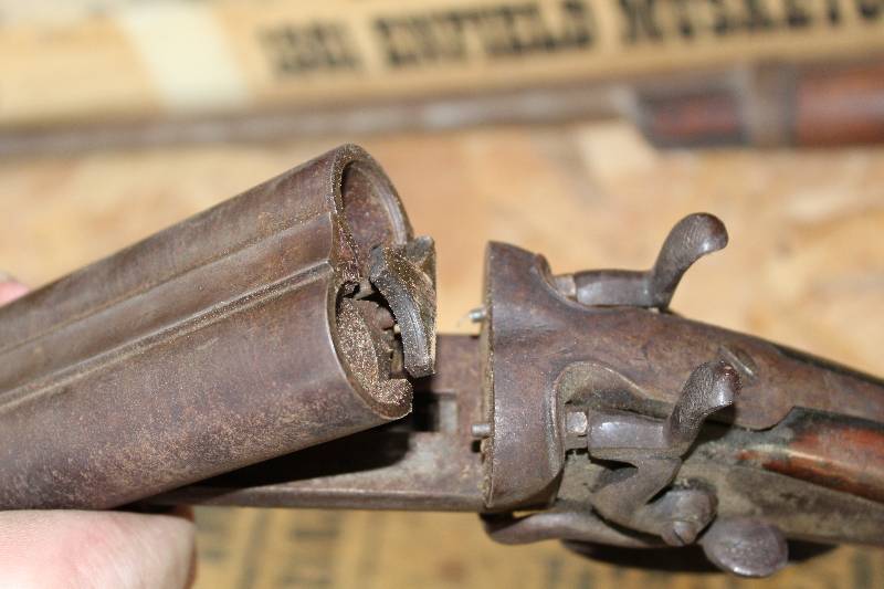 Double Barrel Shotgun, Black Powder | Maple Plain Vintage Guns June ...
