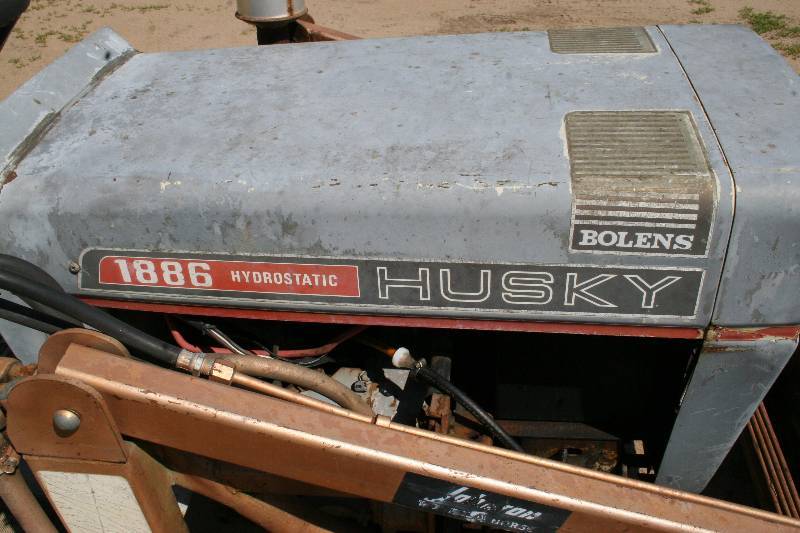 Bolens 1886 Husky Tractor with Bucket Attachment | Variety & Vintage ...
