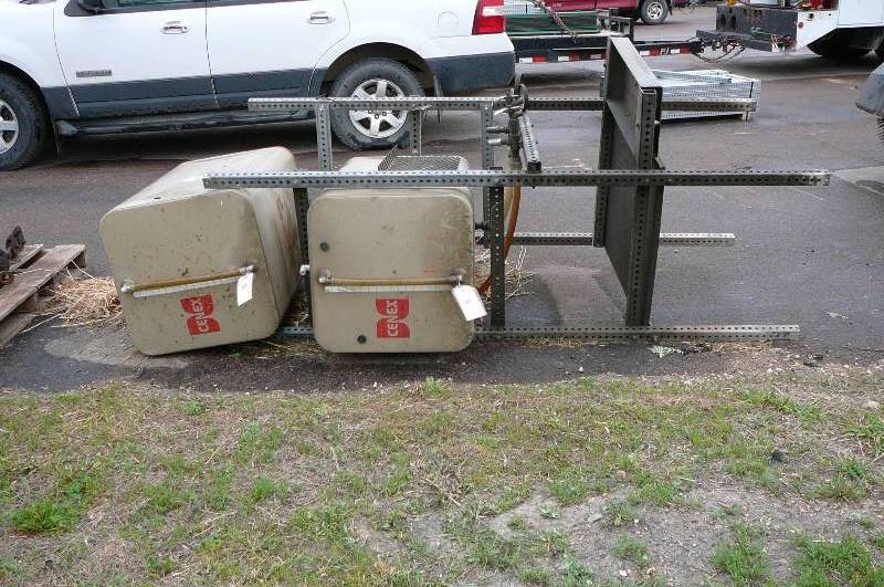 2 Cenex 55 Gallon Oil Drum dispenser with rack | Grant County Highway ...