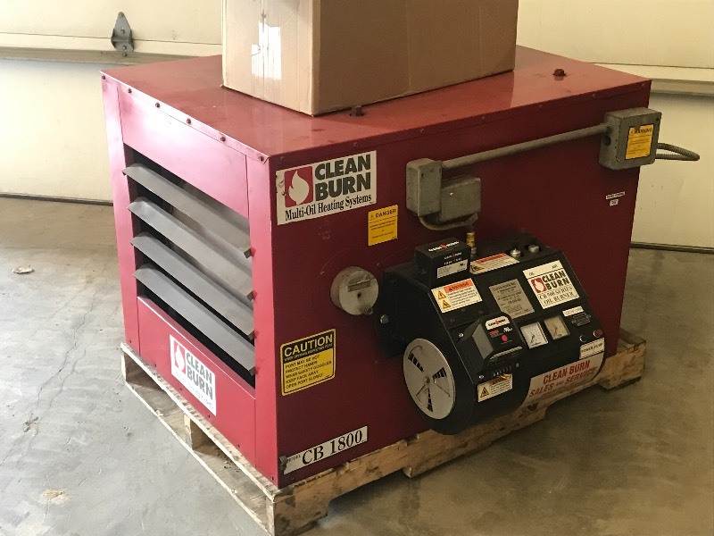 Clean Burn Waste Oil Furnace | LE June Consignments | K-BID
