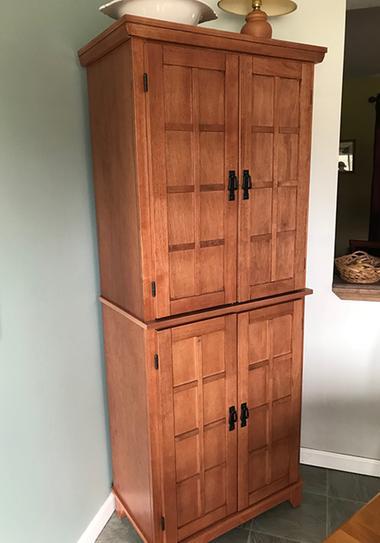 Home Styles Arts and Crafts Cottage Oak Food Pantry - hardwood solids ...