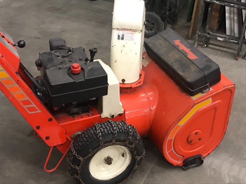 Simplicity 860 Snow Blower, 8HP Eng... | Loretto Equipment #393 | K-BID