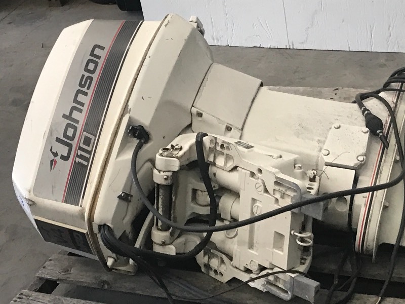 Johnson V4 Outboard Boat Motor, 110... | Loretto Equipment #394 | K-BID