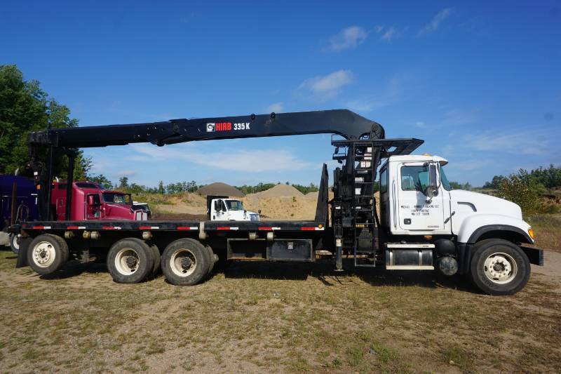 2005 Mack Granite with HIAB 335K Boom, 2009 International Durastar ...