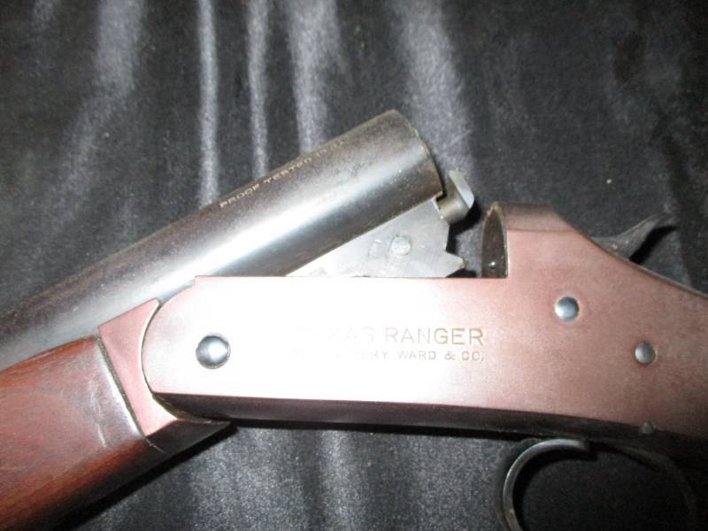 TEXAS RANGER MONTGOMERY WARD & CO Single Shot break action 12 gauge ...