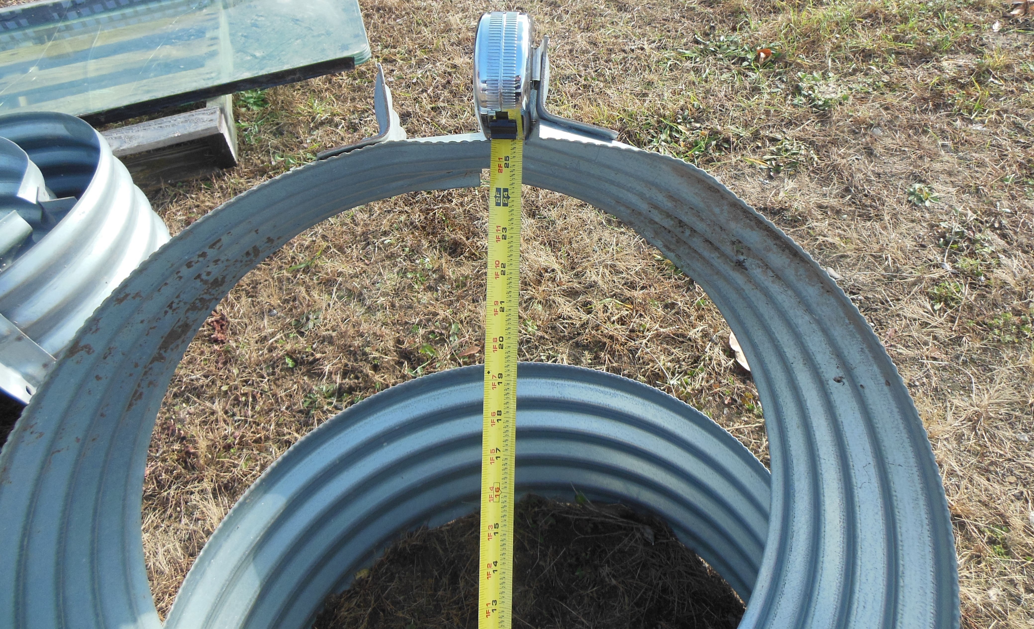 Two Galvanized Culvert Couplers / Connectors | NO RESERVES! Truck ...