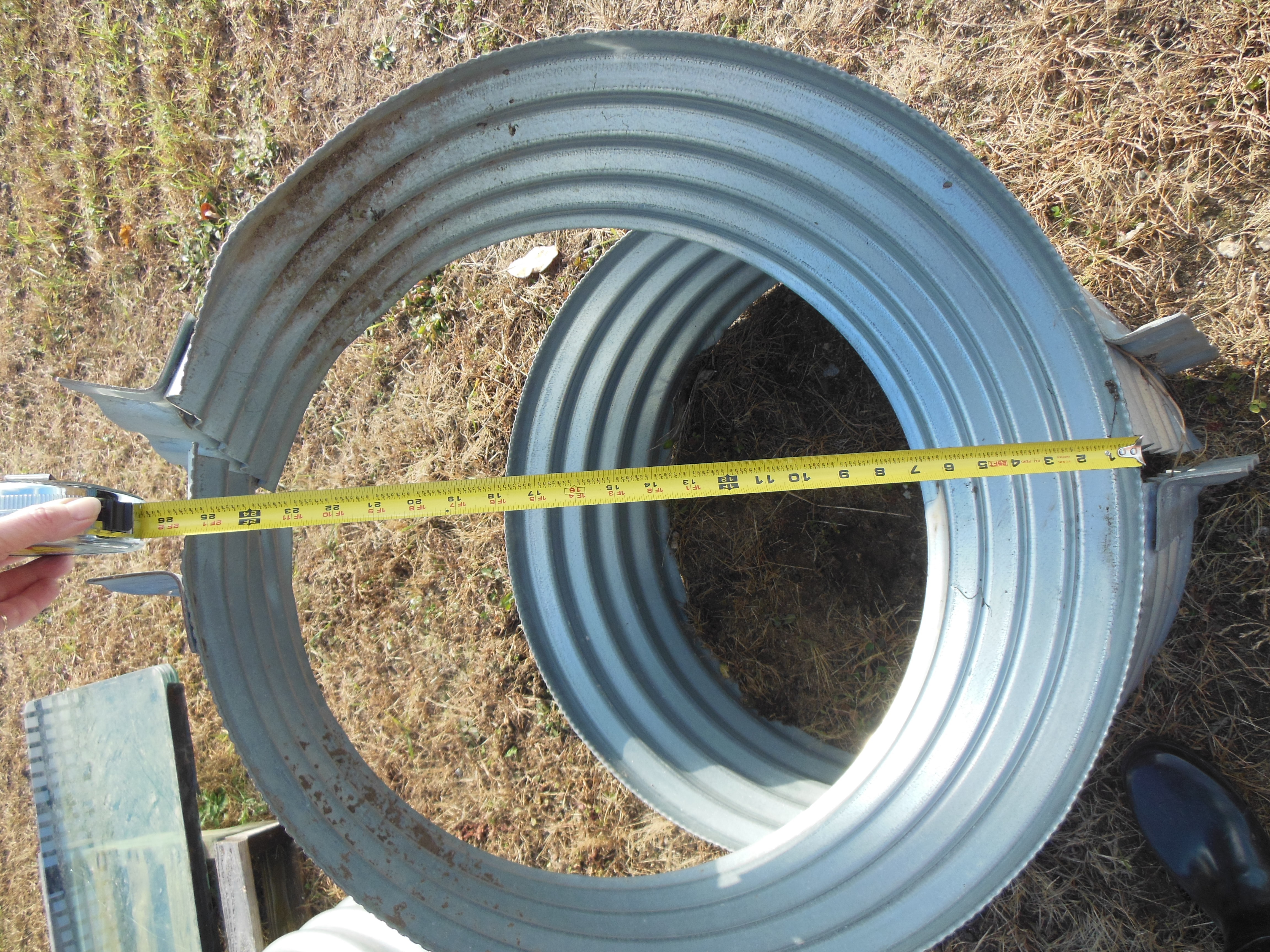 Two Galvanized Culvert Couplers / Connectors | NO RESERVES! Truck ...