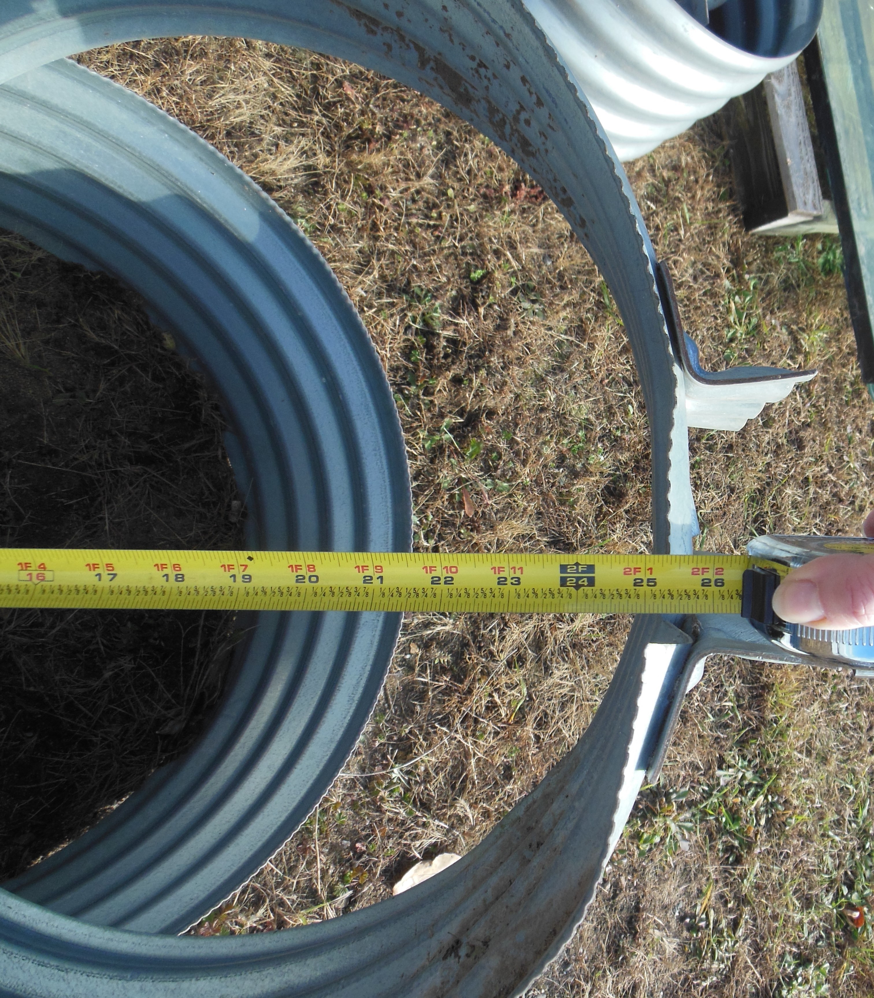 Two Galvanized Culvert Couplers / Connectors | NO RESERVES! Truck ...