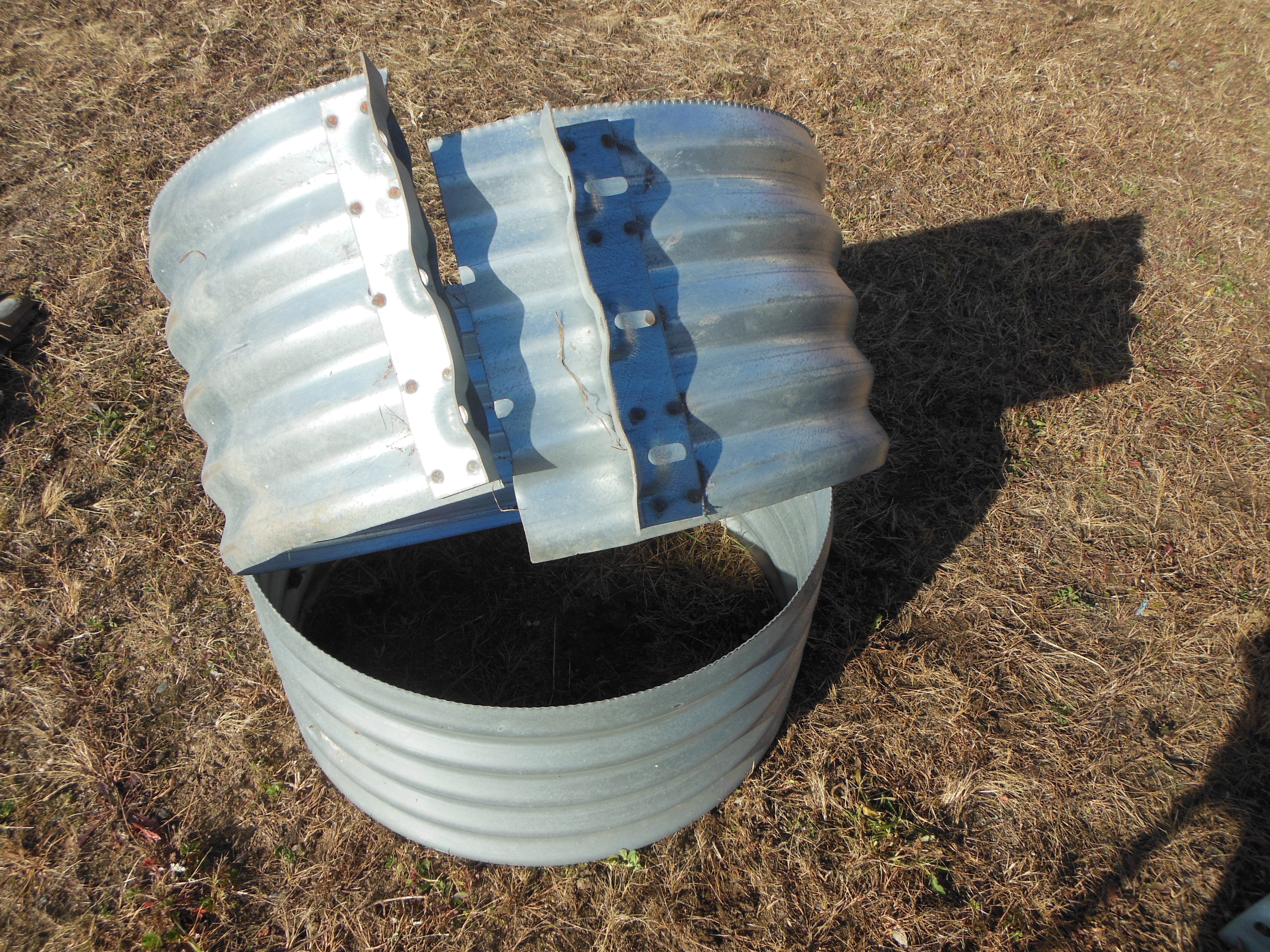 Two Galvanized Culvert Couplers / Connectors | NO RESERVES! Truck ...